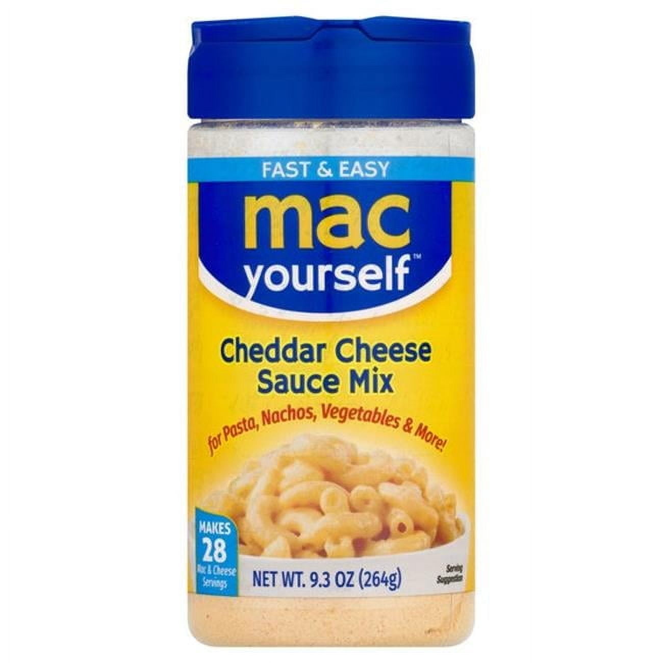 Mac Yourself - Delicious Cheddar Cheese Powder for Macaroni, Nachos ...