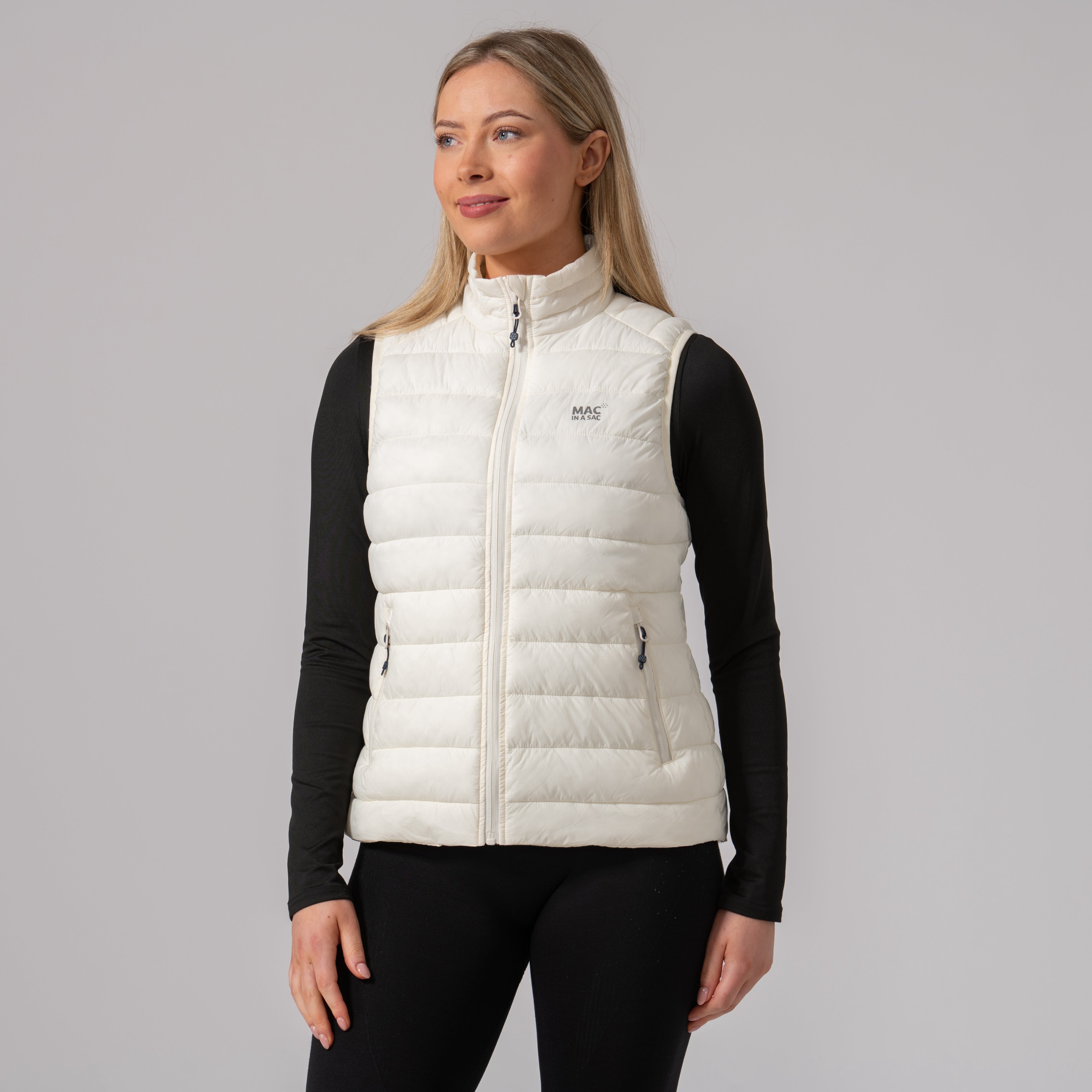 Mac in a Sac - Synergy - Packable Women's Insulated Gilet - Ivory - 8 ...