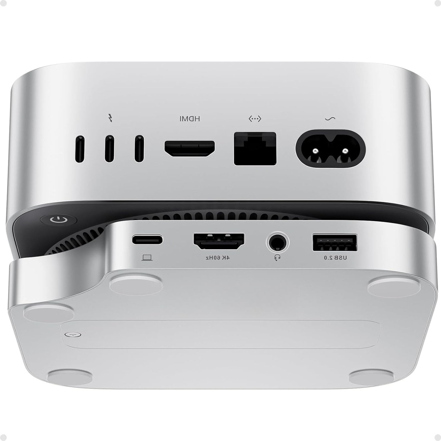 Mac mini M4 Dock with 4TB M.2 SSD Enclosure, Mac mini M4/ M4 Pro Hub ...