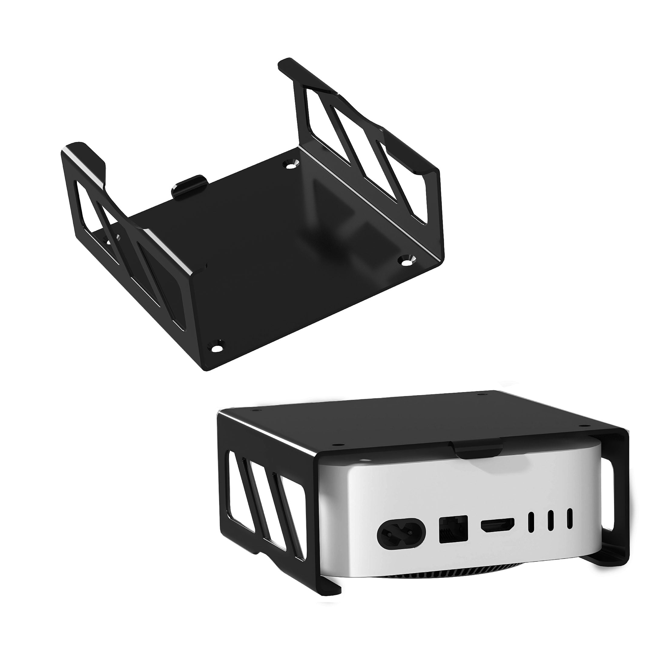 Mac mini M4 Mount Under Desk Metal Wall Mounted VESA Compatible with ...