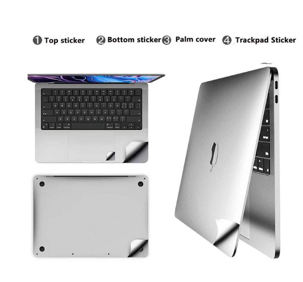 for MacBook 2023 Air 15 A2941 13 M2 A2681 Pro 14 16 M3 sticker protect ...