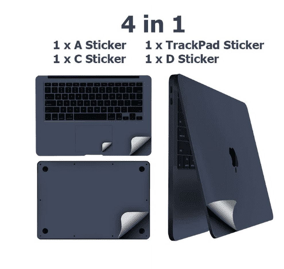 for MacBook 2023 Air 15 A2941 13 M2 A2681 Pro 14 16 M3 sticker protect ...