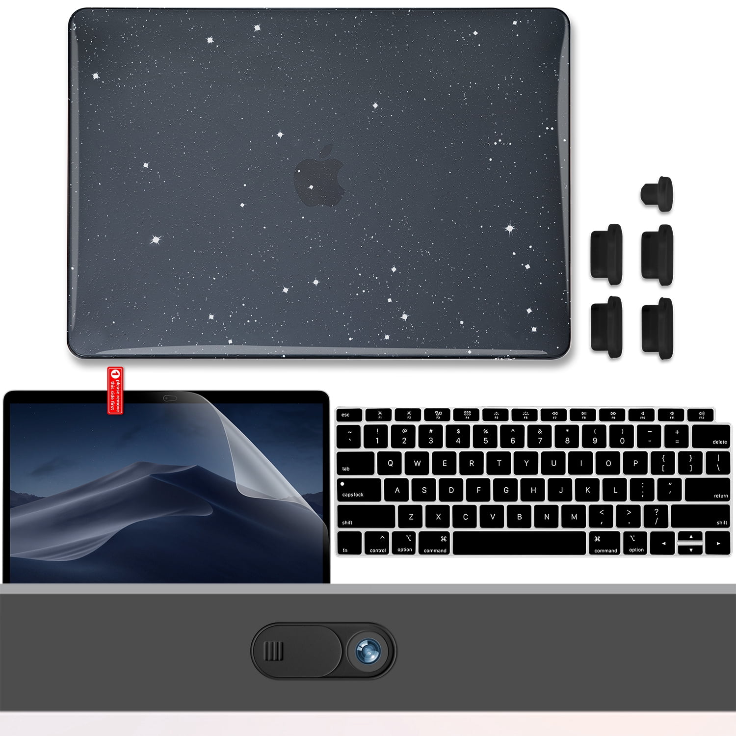 MacBook Air 13 Inch Case, Sparkling Design for MacBook Air 13 2020 ...