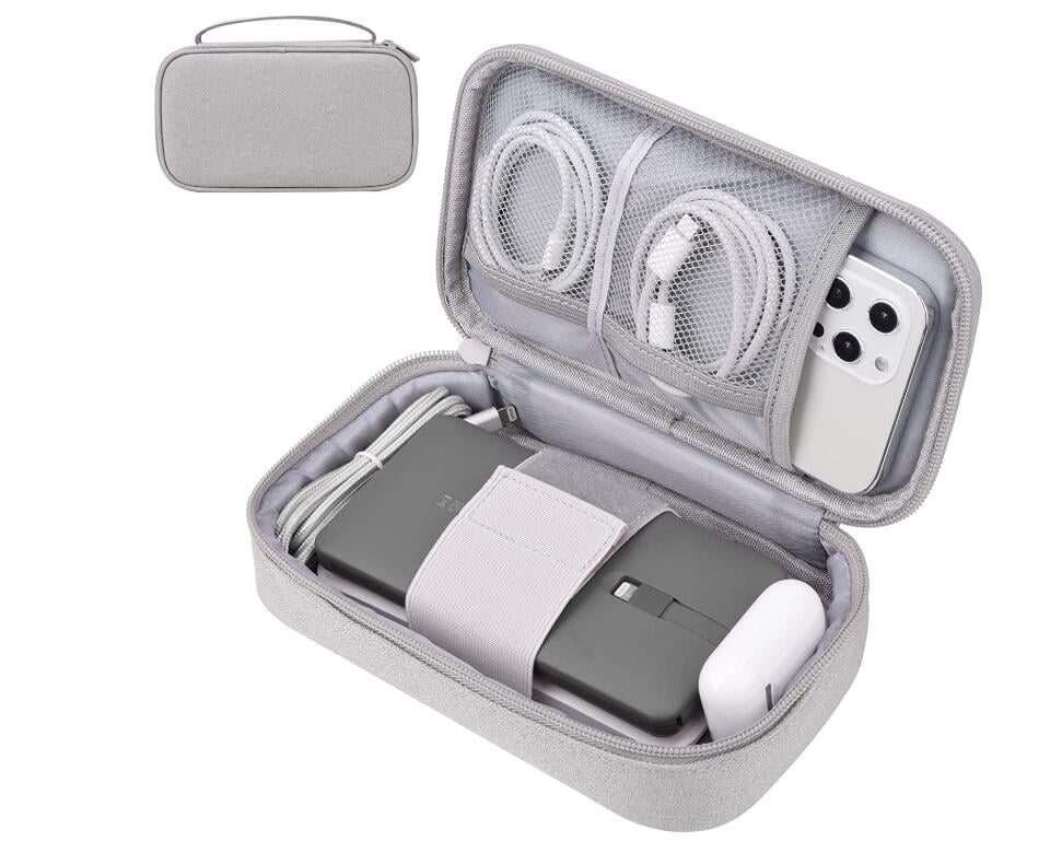 MacBook Charger Case, Electronics Organizer Pouch Bag for Cable & Cords ...