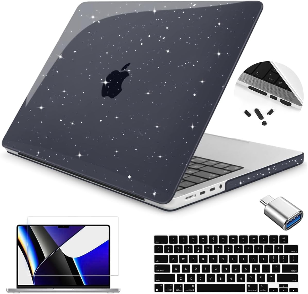 for MacBook Pro 14 Inch Case M3 M2 M1 2024 2023 2022 2021 Release Model ...