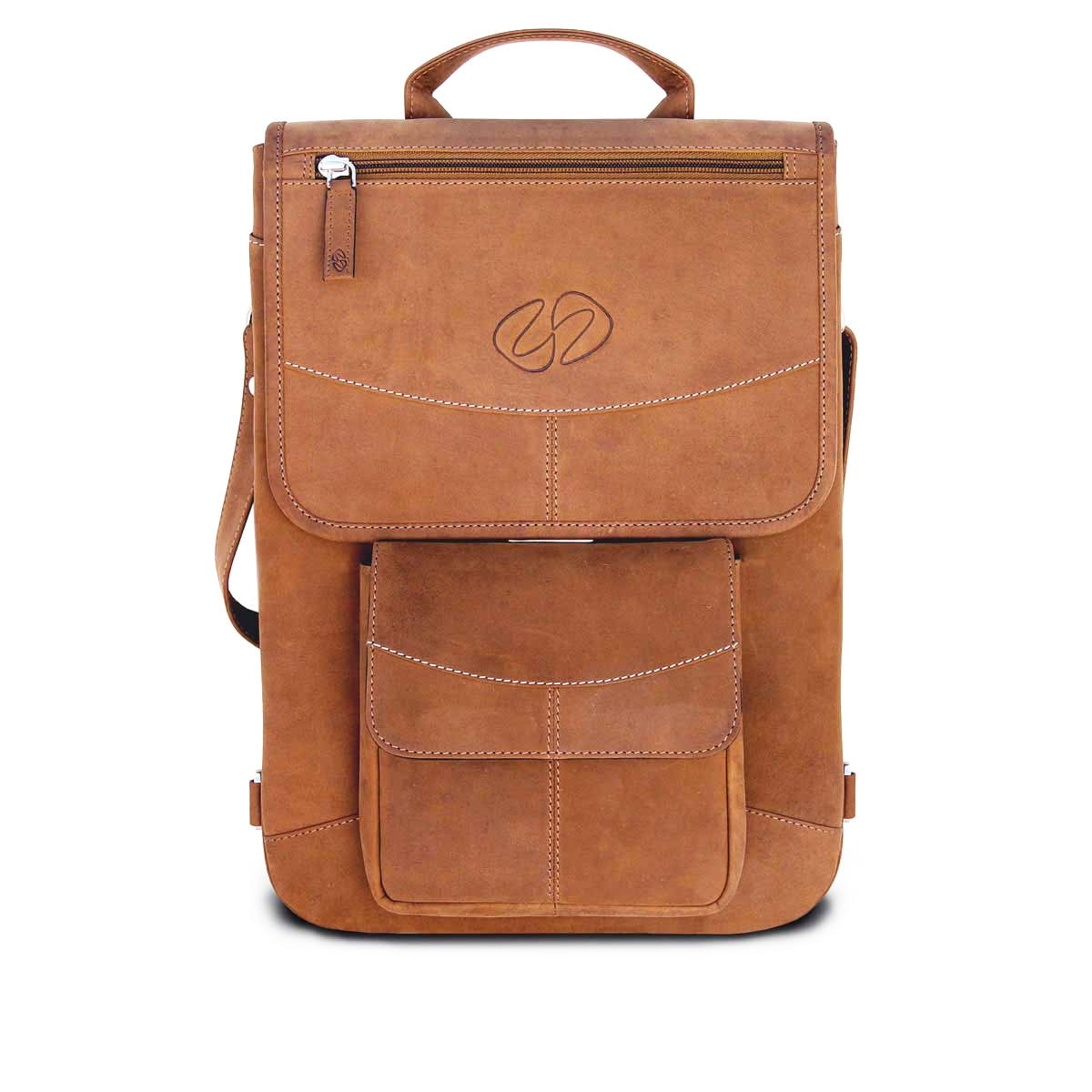 MacCase Premium Leather Shoulder Bag / Backpack for 13" MacBook ...