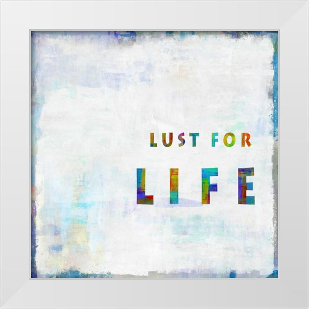 MacDowell, Jamie 20x20 White Modern Wood Framed Museum Art Print Titled - Lust For Life In Color ...