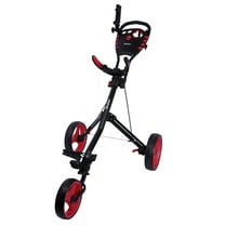 Ram Golf Push / Pull 3-Wheel Golf Cart with 360 Degree Rotating Front ...