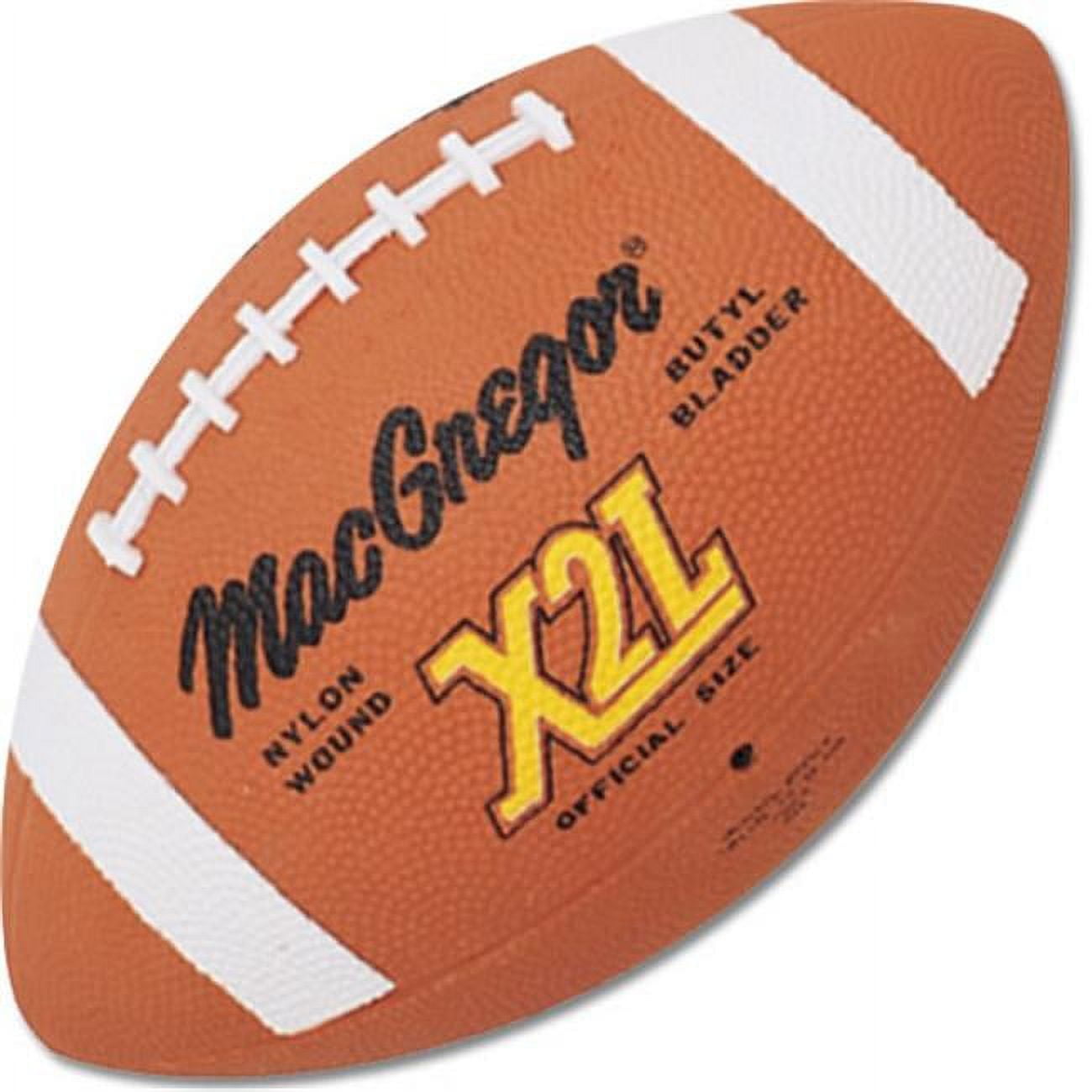 MacGregor® Official Size X2L Super Grip Rubber Football - Walmart.com