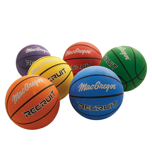 MacGregor® Recruit 22 in. Indoor/Outdoor Basketball, Set of 6 - Walmart.com