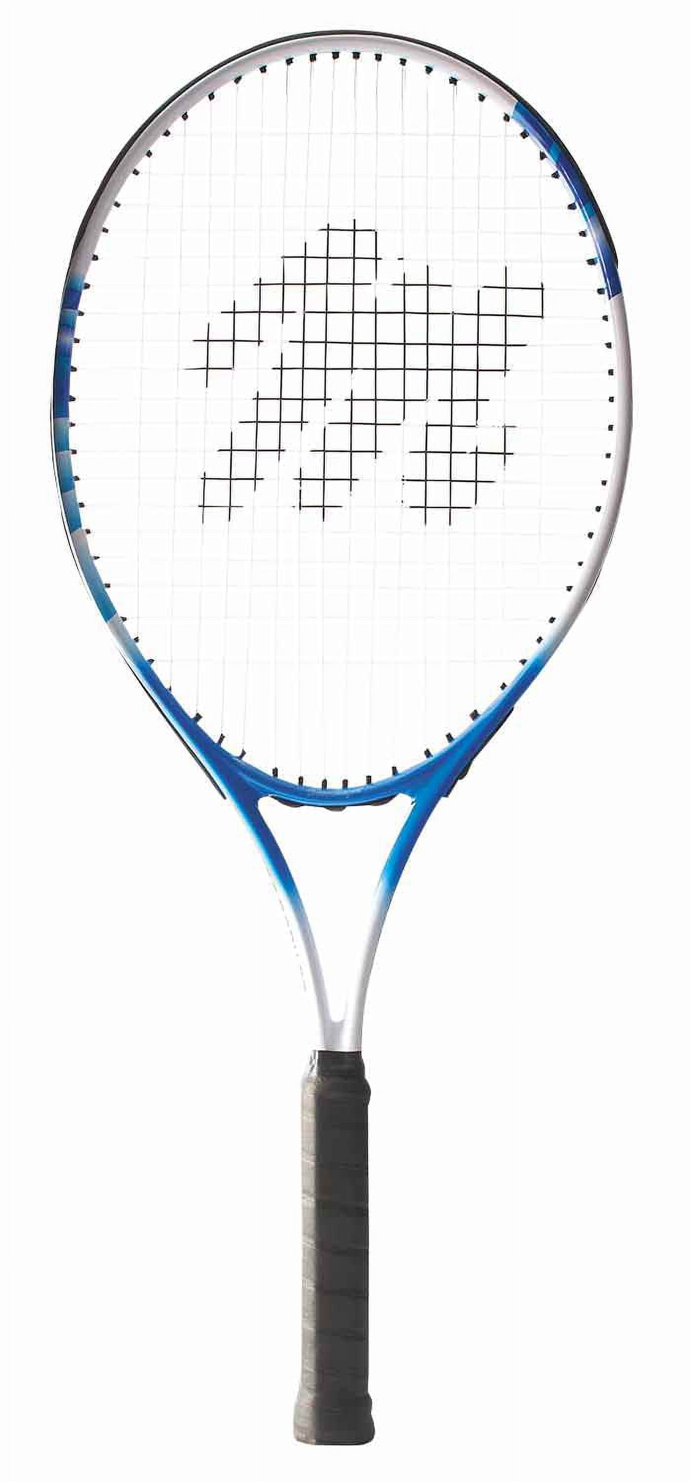 MacGregor® Wide Body Tennis Racquet 27"L - 4 3/8" Grip (Blue/White ...