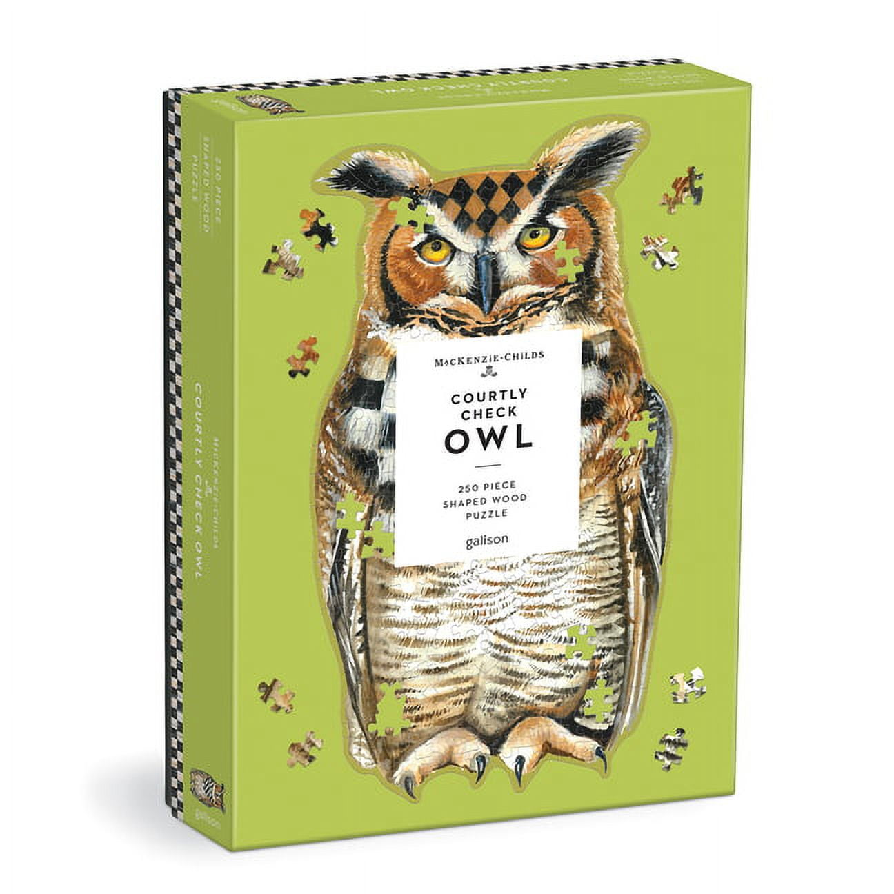 Mackenzie-Childs Woodland Owl 250 Piece Shaped Wood Puzzle (Other ...