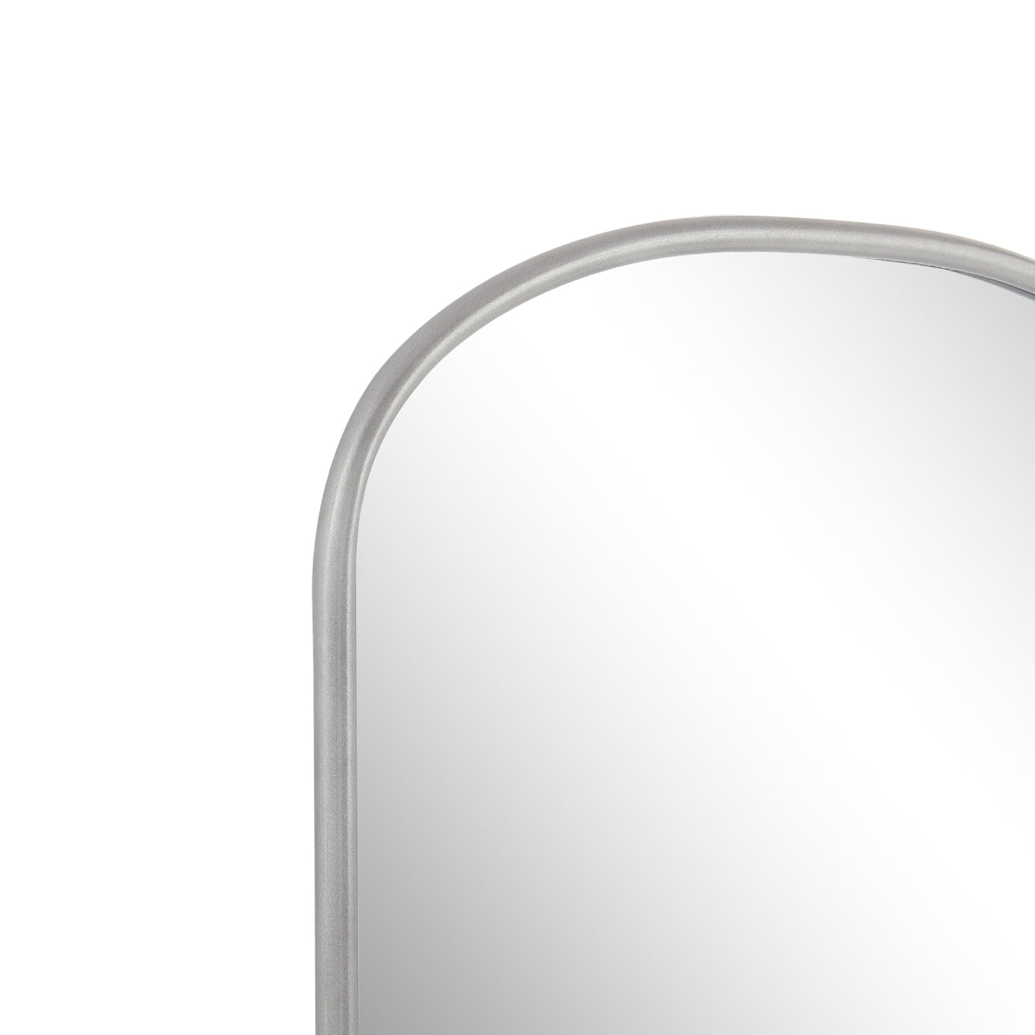 MacLuu Arch Metal Wall Mirror 24" x 30.75" - Arch Twisted-Silver ...