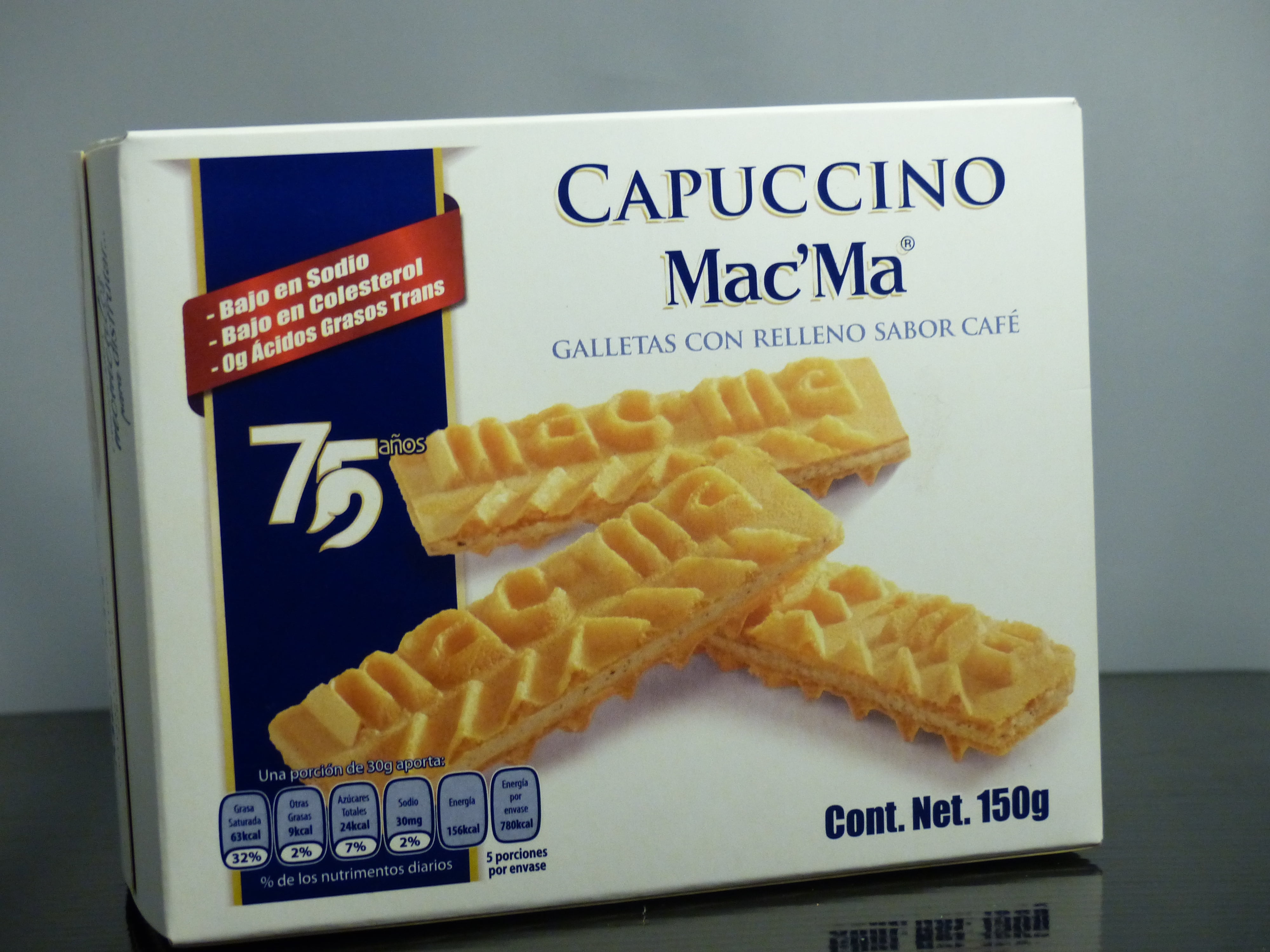 MacMa Capuccino Flavor Wafer Cookies, 5.29 oz Box - Walmart.com