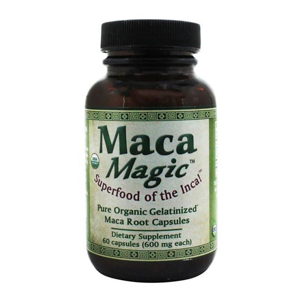 Maca Magic Organic Maca Capsules - 60 Ea, 6 Pack - Walmart.com