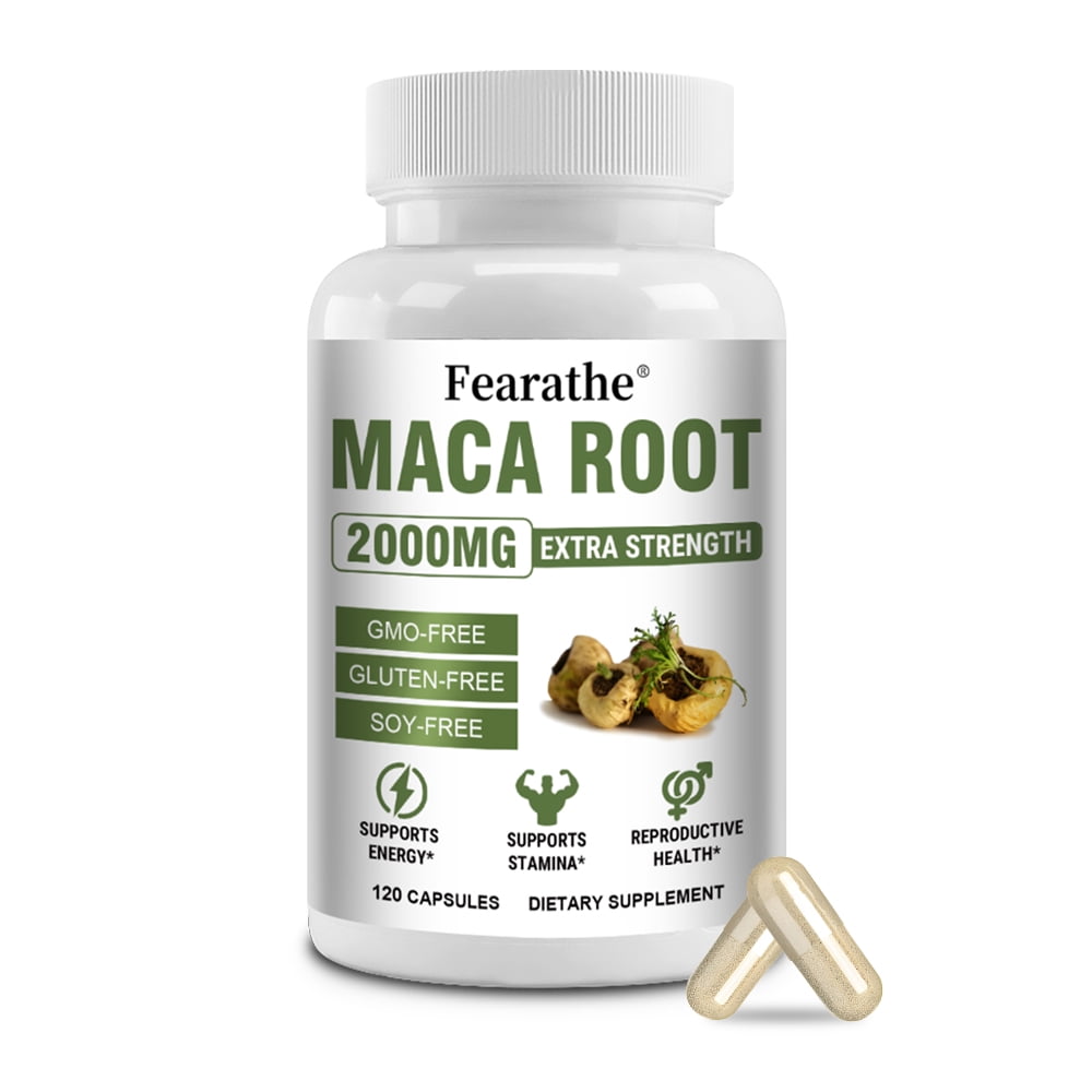Maca Root Black, Red, Yellow 2000 MG per Serving - Support Energy ...