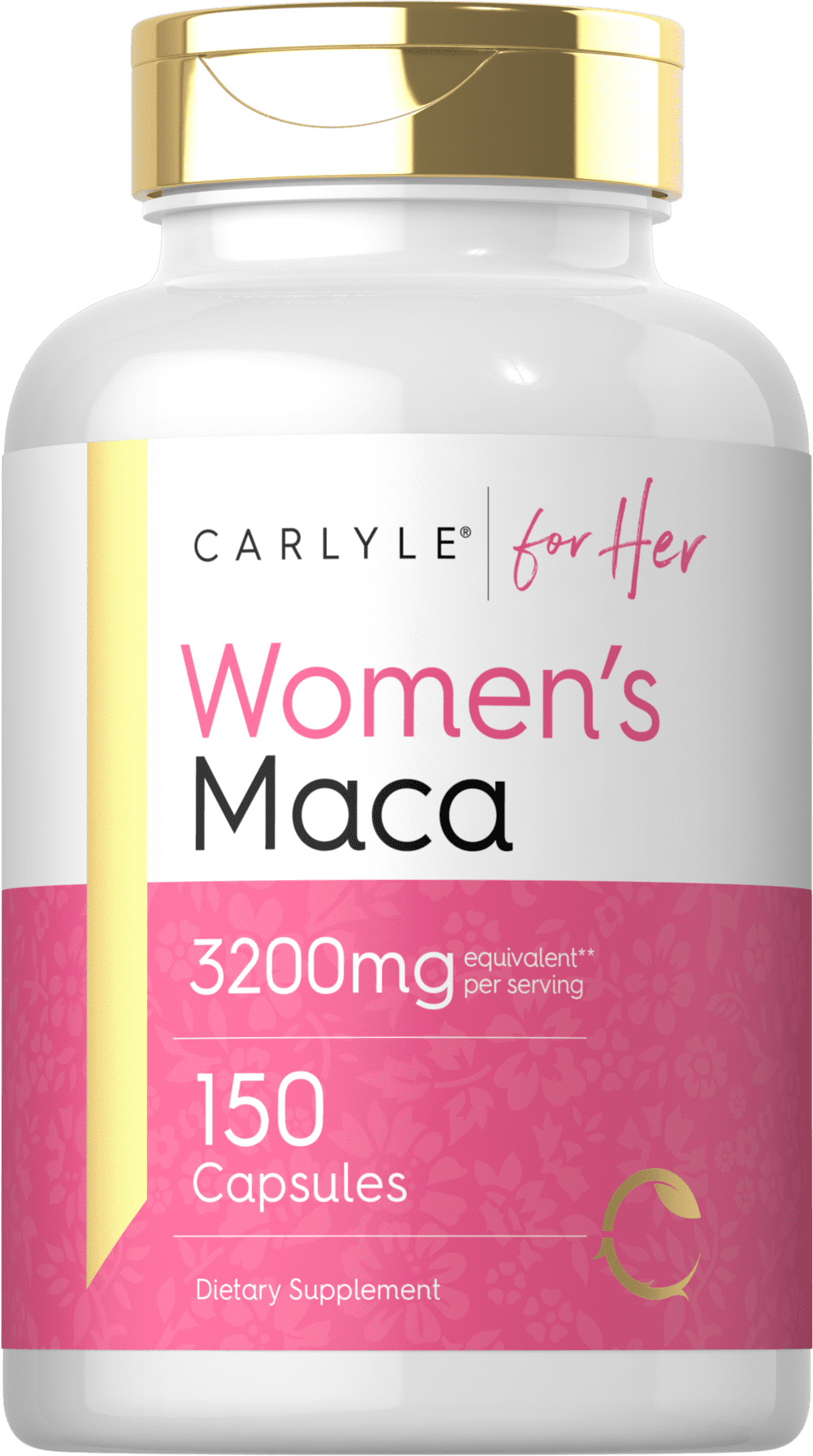 Maca Root Capsules | 3200mg | 150 Count | For Women | Non-GMO, Gluten ...