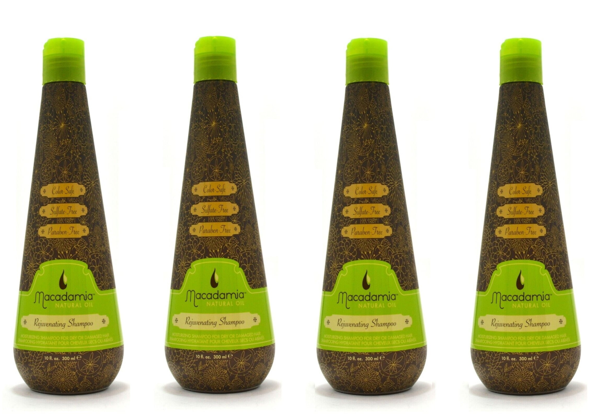Macadamia Rejuvenating Shampoo, 10oz, Argan Oil, Color-safe, Pack of 4 ...