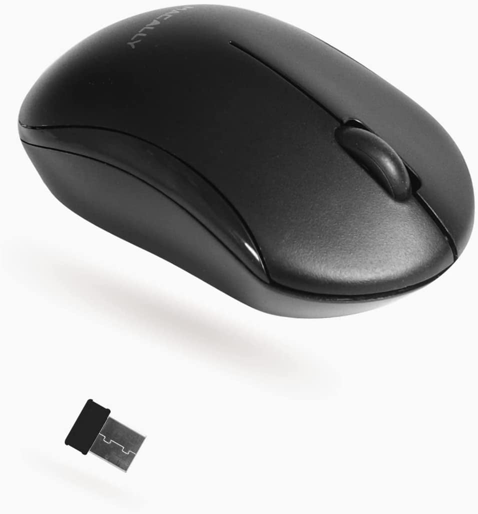 Macally 2.4G Wireless Mouse with USB Receiver - Cordless Mouse for ...