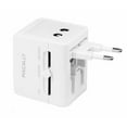 Macally Portable International Travel Universal Power Plug Adapter W/ A ...