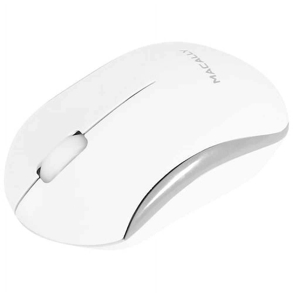 Macally RF Wireless Computer Mouse with 3 Button, Scroll Wheel, 2.4ghz ...