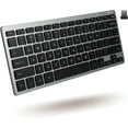 Macally Small Wireless Keyboard | Mini Keyboard for PC - Slim, Quiet ...