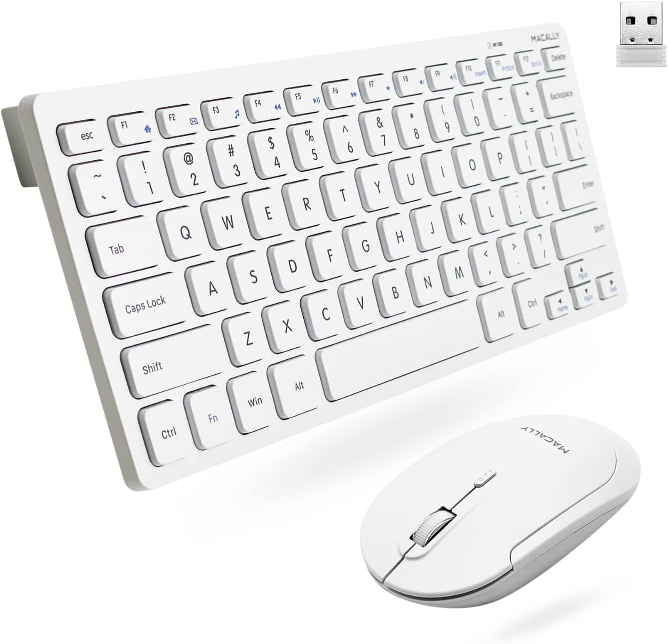 Free Shipping! Macally Small Wireless Keyboard and Mouse Combo ...