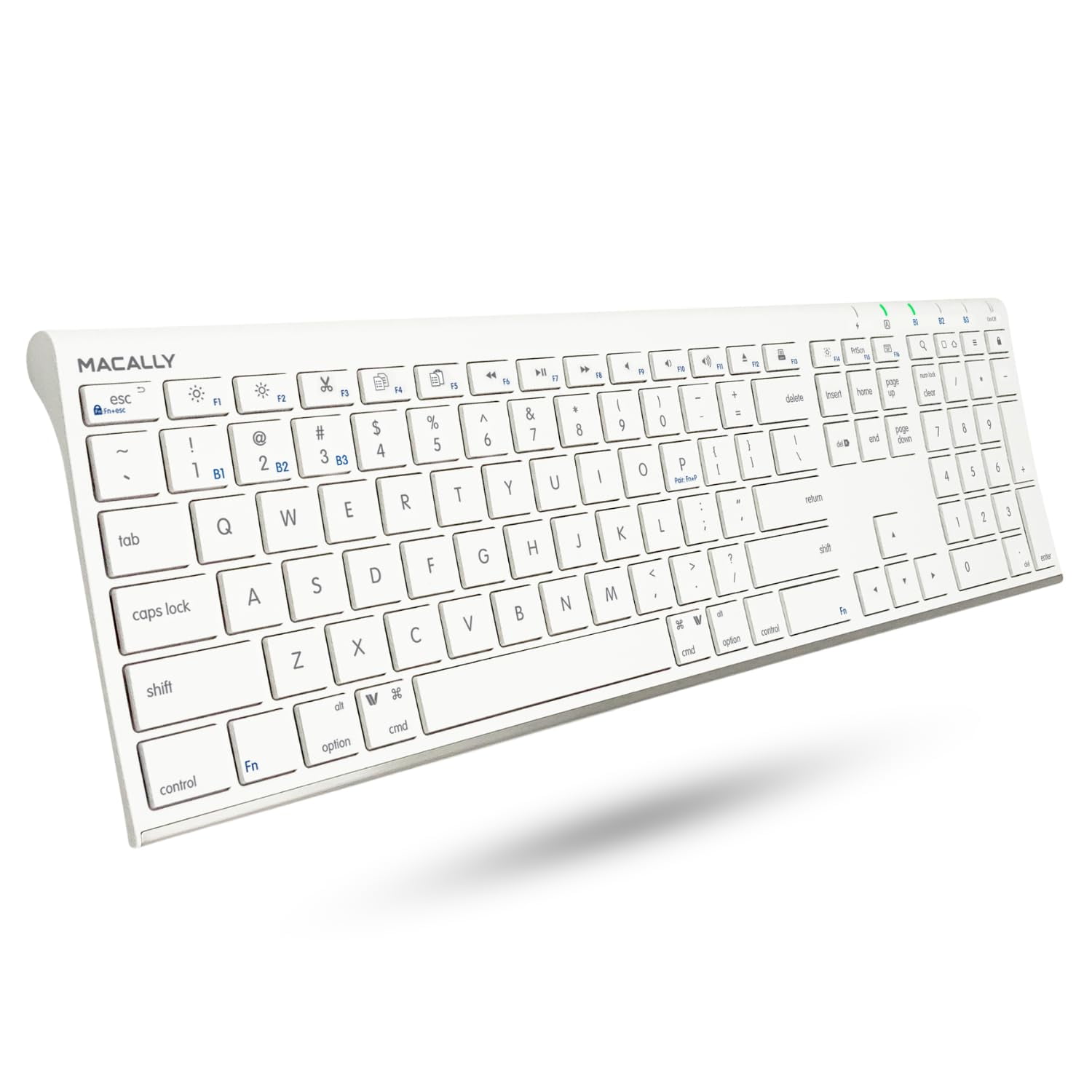 Macally Wireless Bluetooth Keyboard for Mac - Compatible Apple Keyboard or MacBook Pro/Air, iMac ...