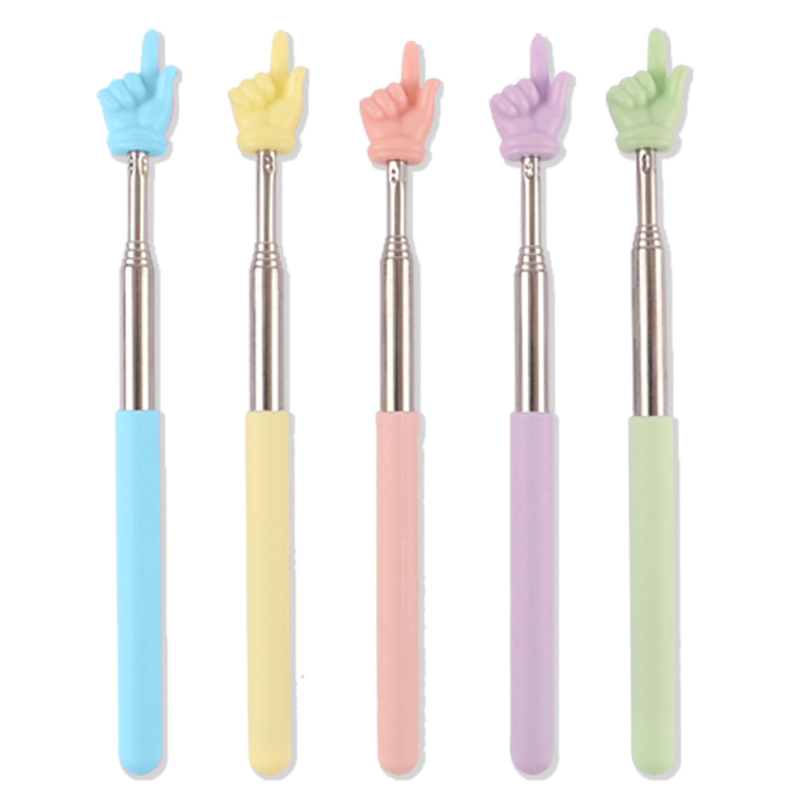 Macaron 5PC Finger Reading Teacher Pointer Retractable Adjustable ...