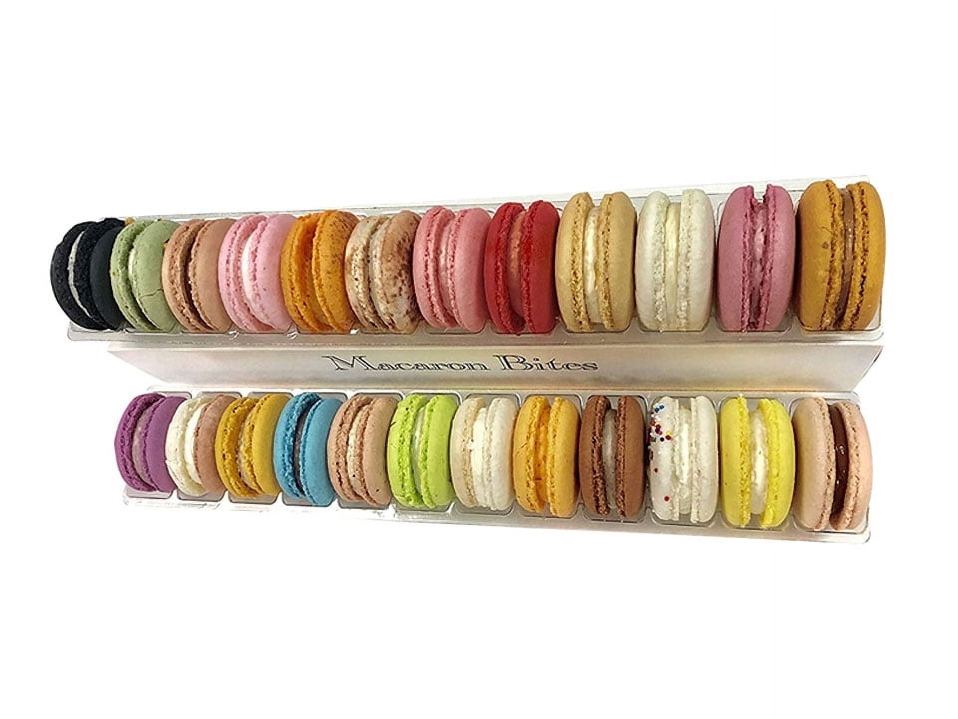 Macaron Bites French Macarons Gift Box - Assorted Macarons, 24 Pack ...