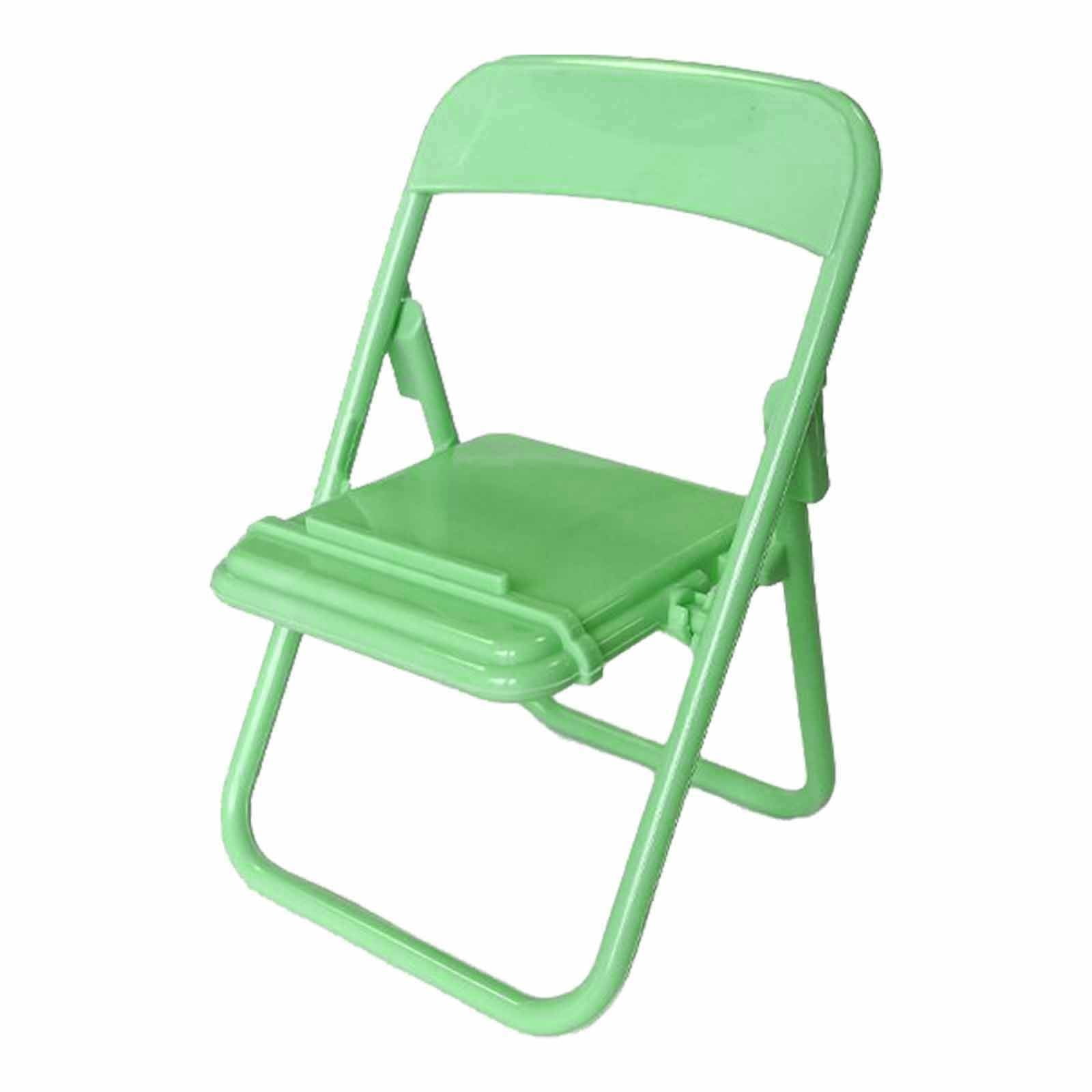 Macaron Color Desktop Phone Stand - Foldable Chair-Shaped Holder ...