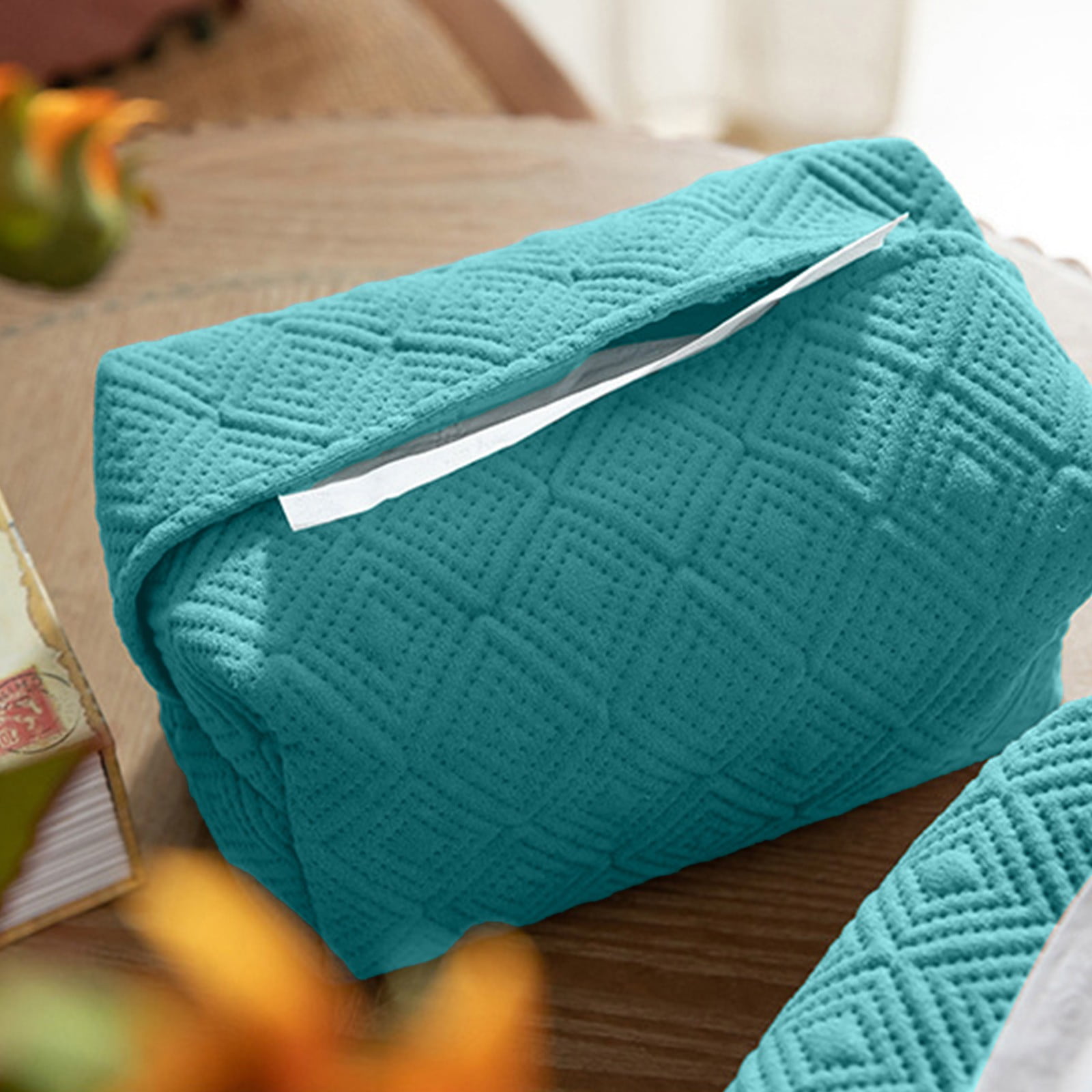 Macaron Color Tissue Box, Plain Color Family Tissue Set, Lightweight ...