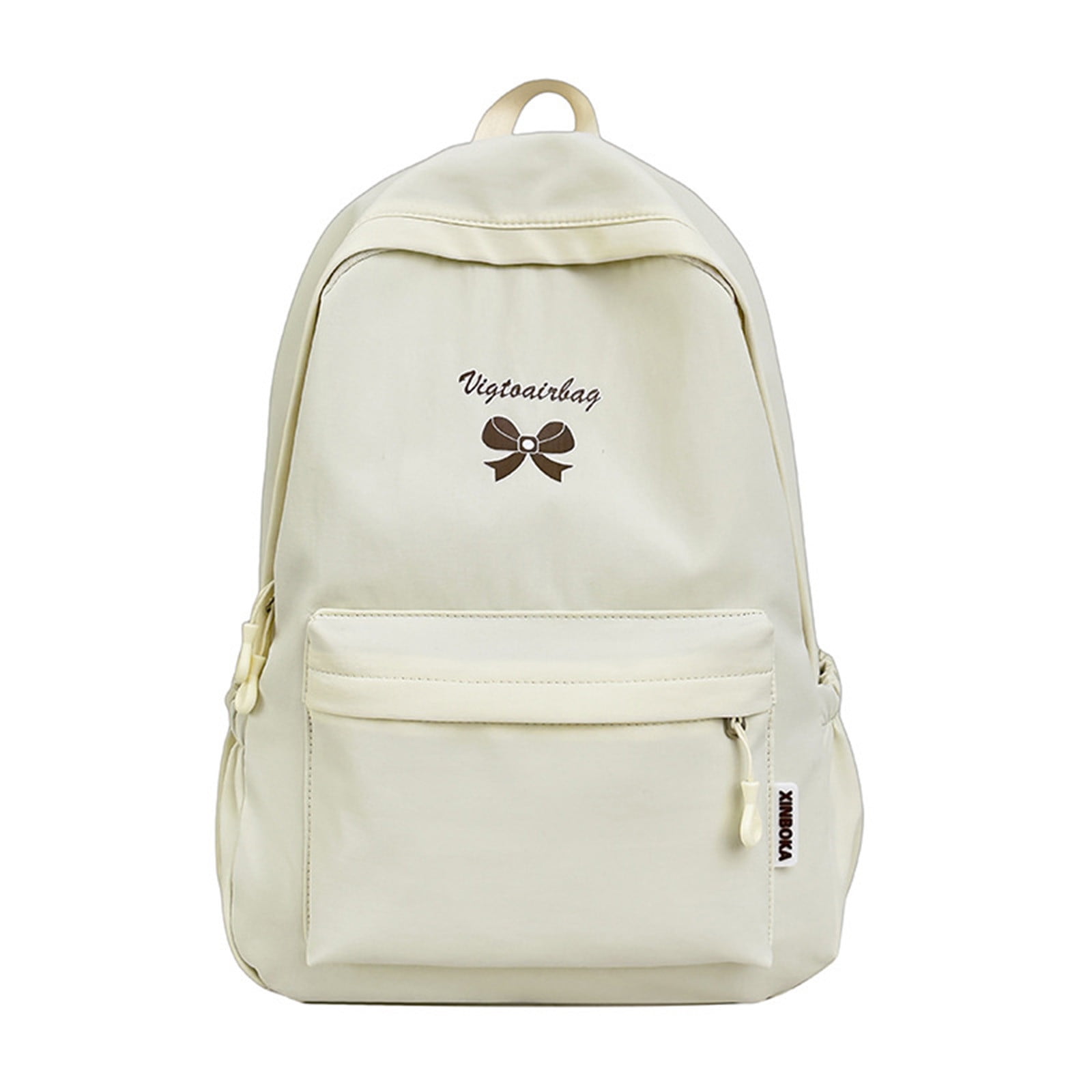 Macaron Colored Bow Tie Backpack Versatile Fresh Sweet Backpack for ...