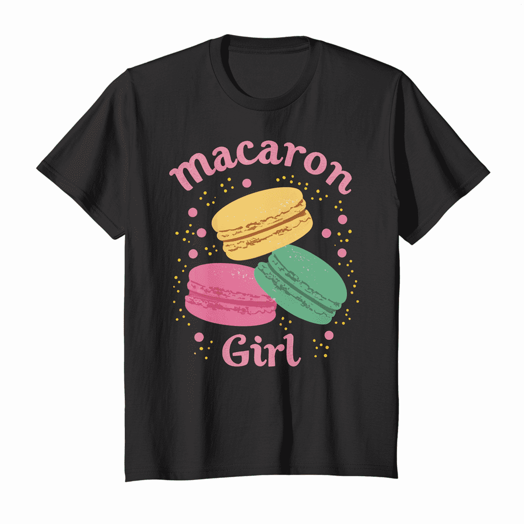 Macaron Girl Cute French Pastry Lover T-Shirt - Walmart.com