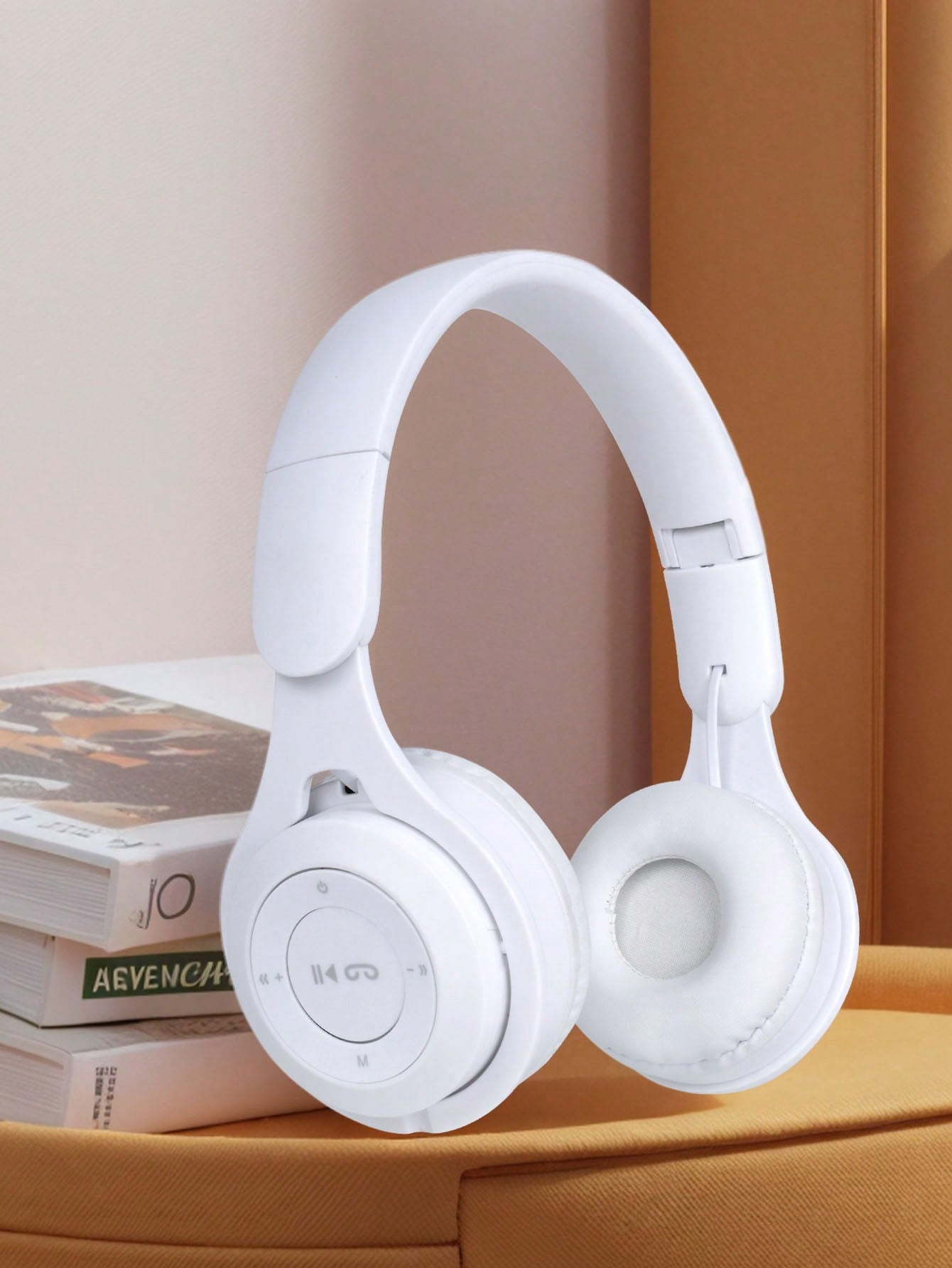 Macaron Head-Mounted Wireless Headphones Folding Telescopic HIFI ...