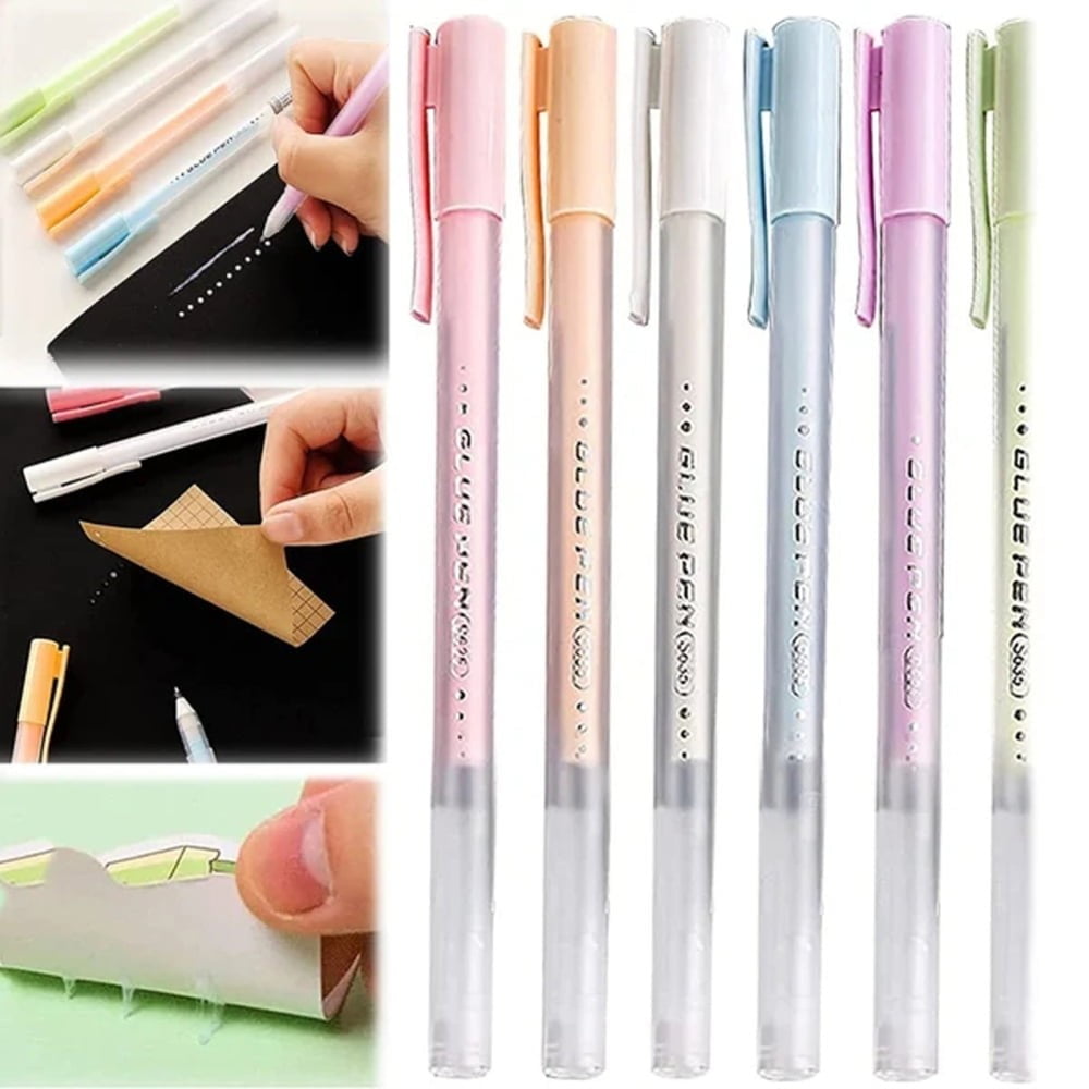 Macaron High-Color 10Ml Pen-Shaped Quick-Drying Dispensing Glue, Kids ...