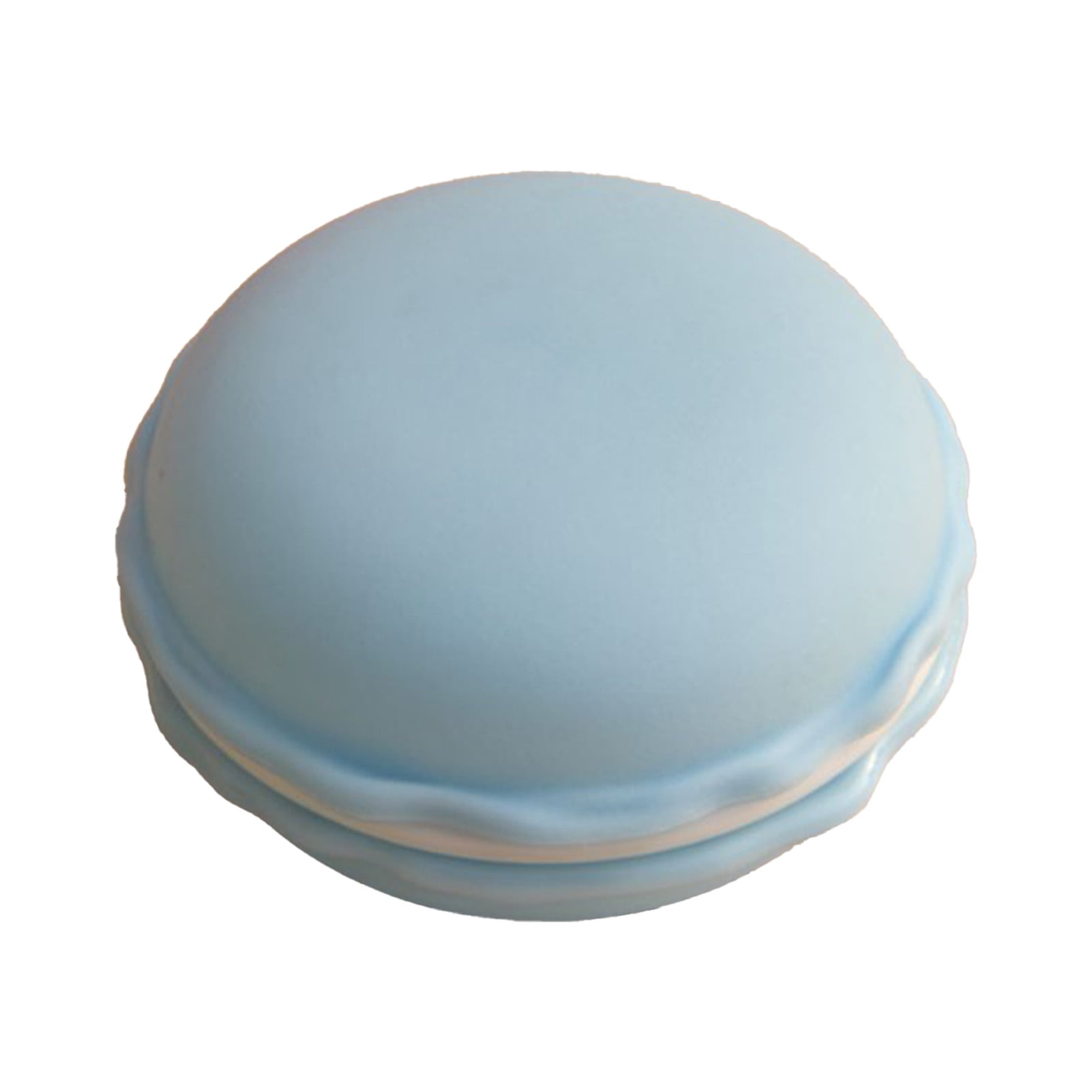 Macaron Jewelry Box Light Blue Plastic Exquisite Macaron Shape Storage ...