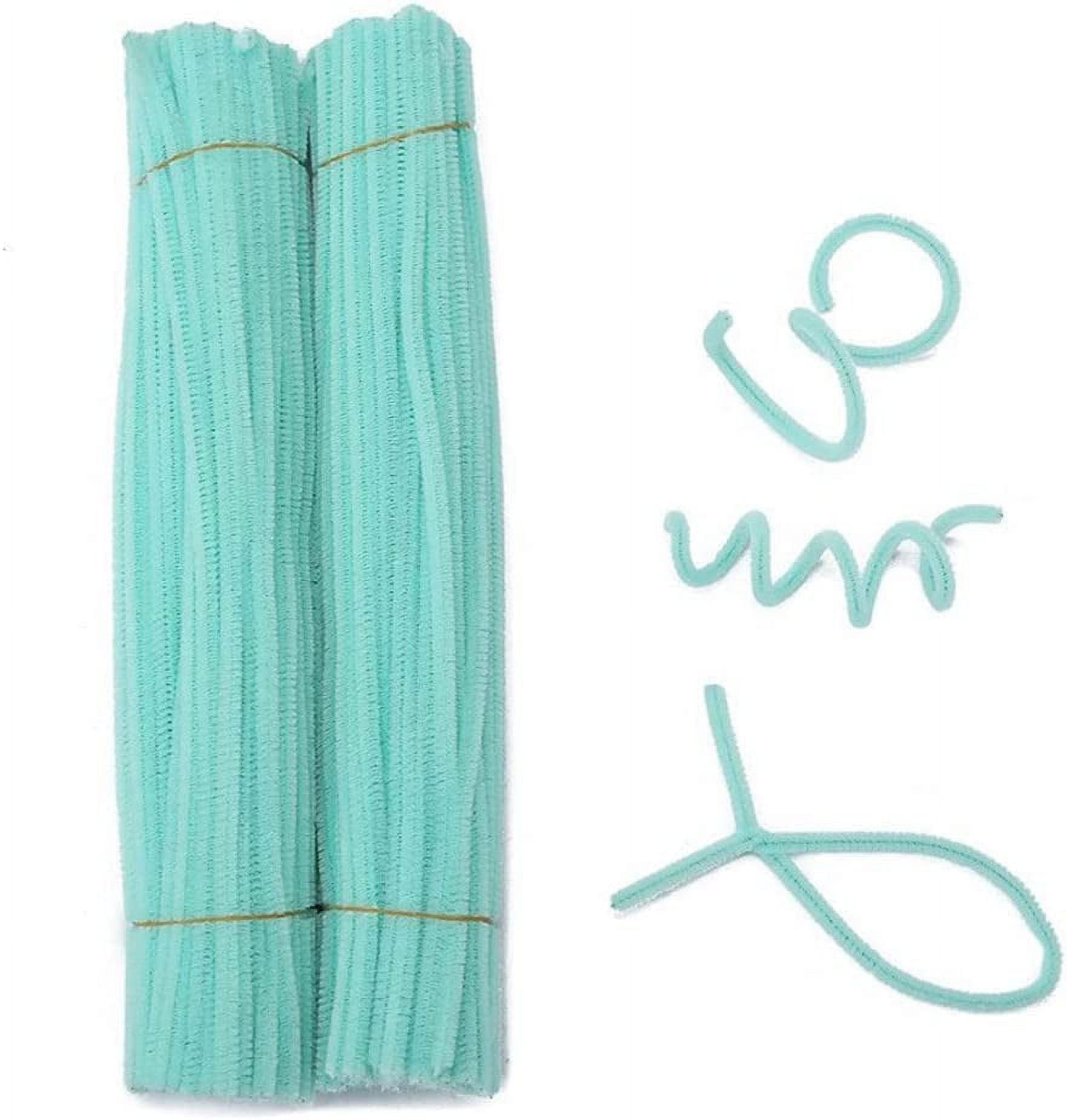 Macaron Light Green Pipe Cleaners Craft 500 PCS Chenille Stems Assorted ...