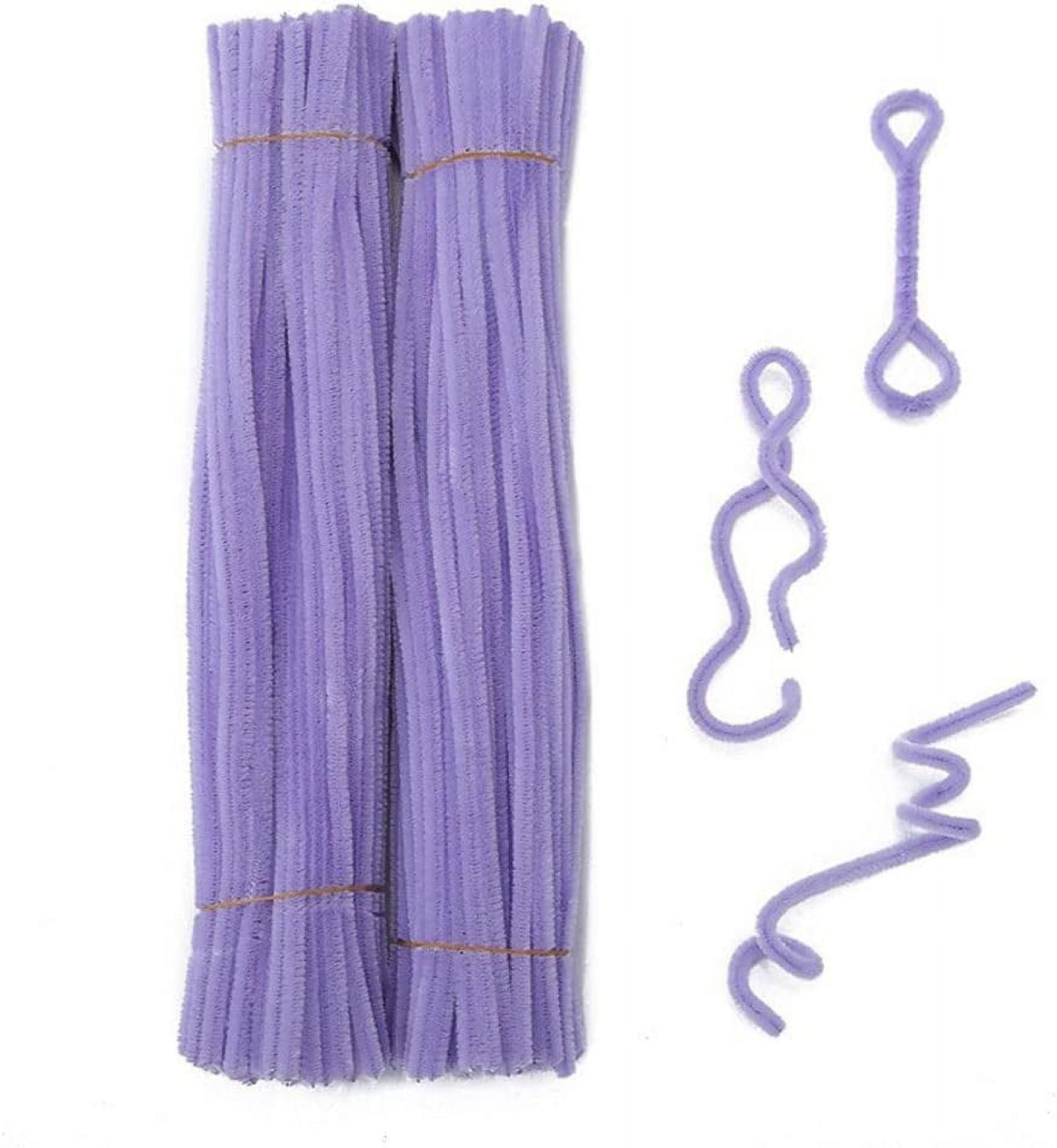 Macaron Light Purple Pipe Cleaners Craft 500 PCS Chenille Stems ...