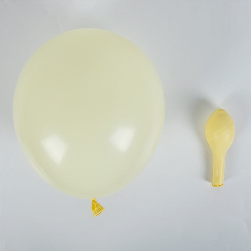 Macaron color latex balloons, 100 packs of single layer 12inch round ...