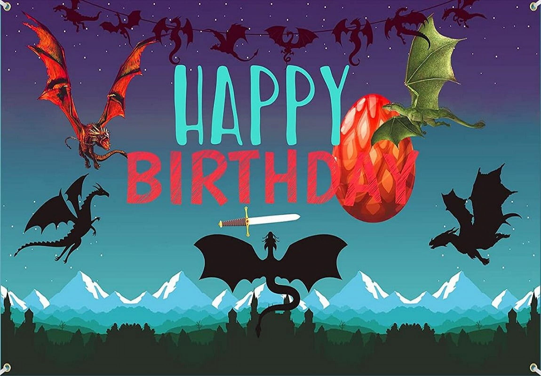 Macaron ration Background Custom Birthday Backdrop Dragon Baby Shower ...