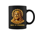 Macaroni And Cheese Jesus Christian Mac N Cheesus Meme Coffee Mugs ...