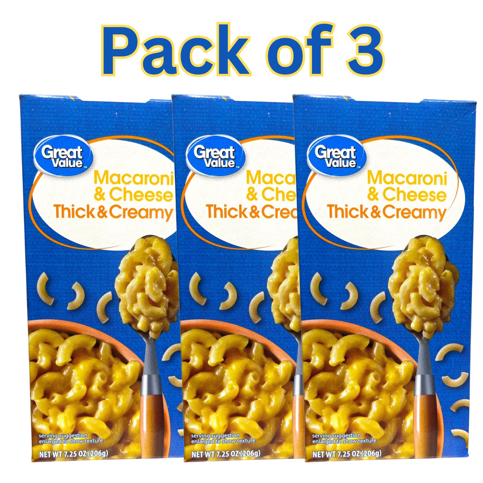 Macaroni & Cheese, Thick & Creamy, 7.25 oz Box, Rich Cheddar Flavor ...