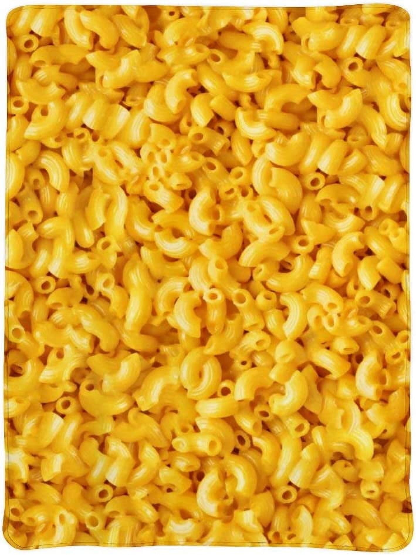 Macaroni and Cheese Couch Blanket, Super Soft Warm Therma Plush Bed ...