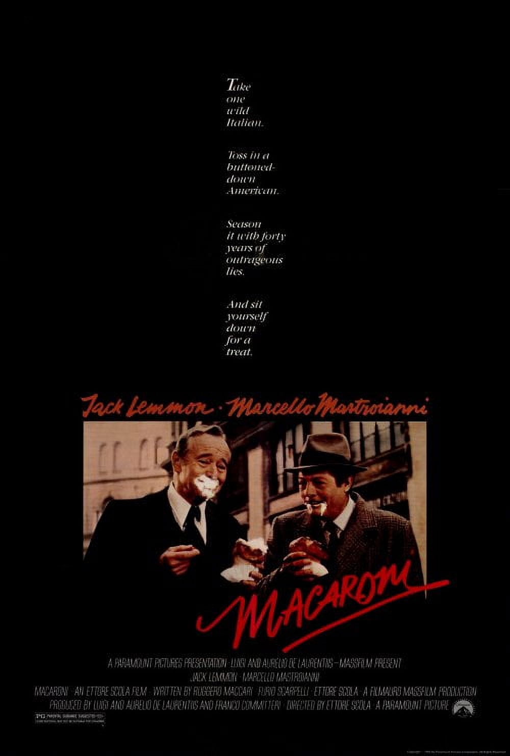 Macaroni - movie POSTER (Style A) (27" x 40") (1985) - Walmart.com