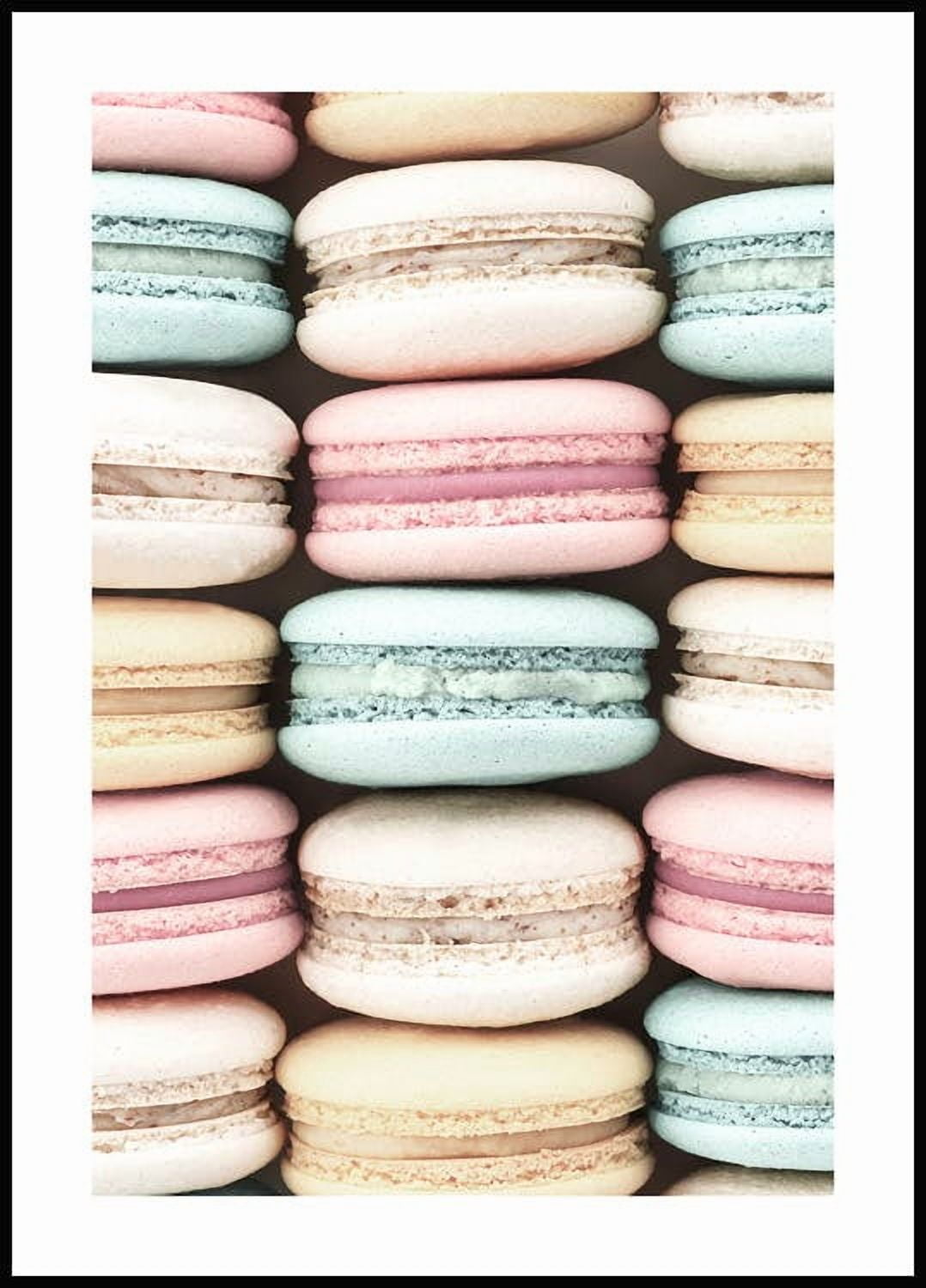 Macarons Poster Wall Art, Modern Wall Decor For Living Room Bedroom ...