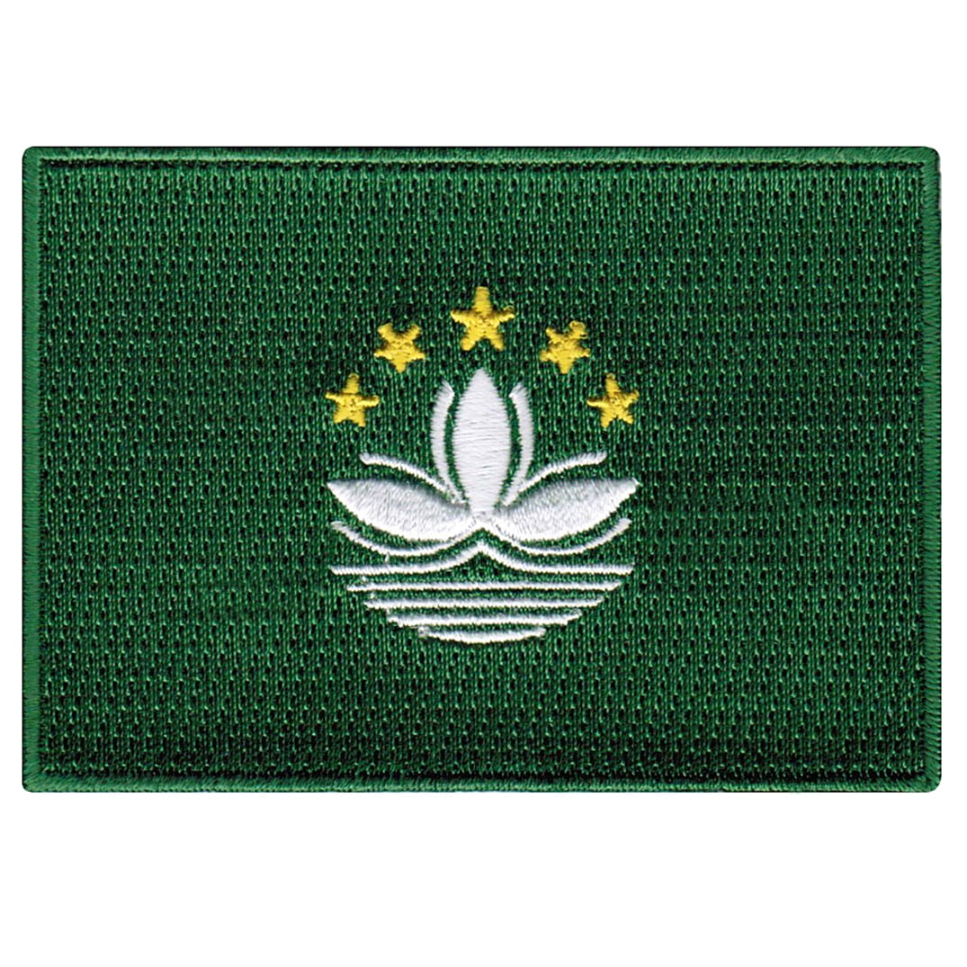 Macau Flag Embroidered Iron-on Patch - Walmart.com