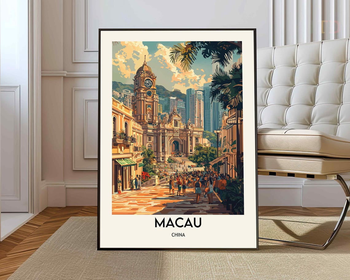 Macau Poster, Macaumacau Print, Macau Photo, Macau Poster Print, Macau ...