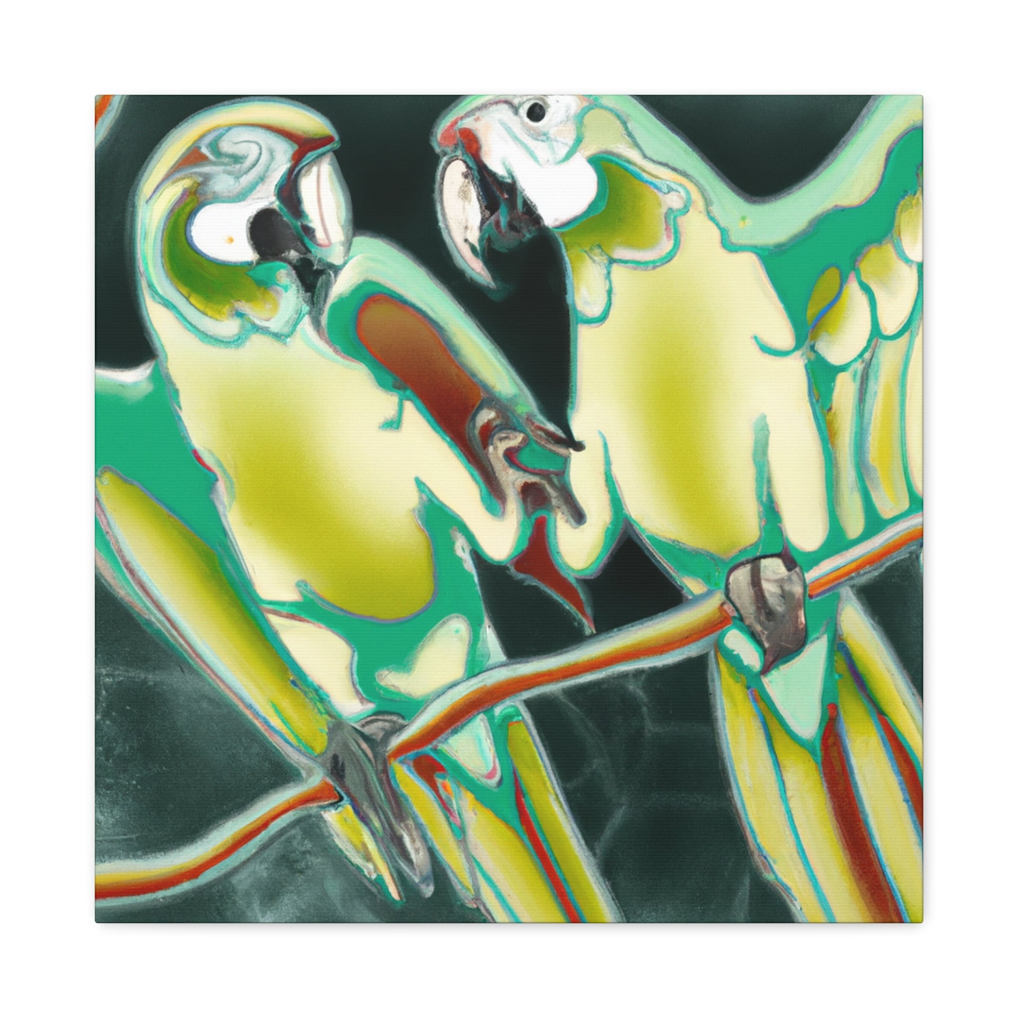 Macaw Rainbow Splendor - Canvas - Walmart.com