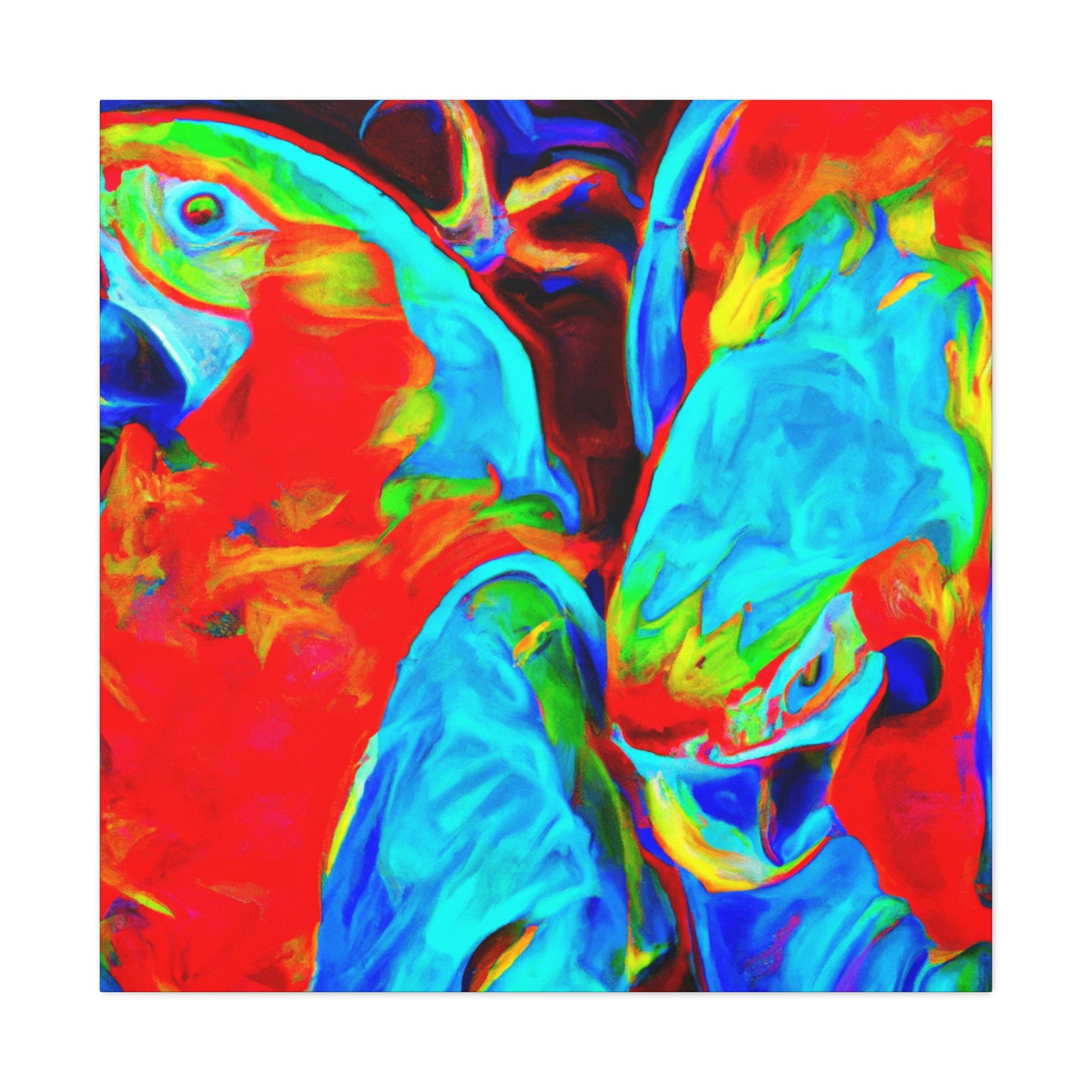 "Macaws in Motion" - Canvas - Walmart.com
